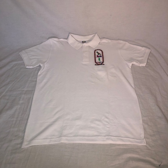 Ramses | Shirts | Mens Ramses Egyptian Hieroglyphics Short Sleeve Polo ...